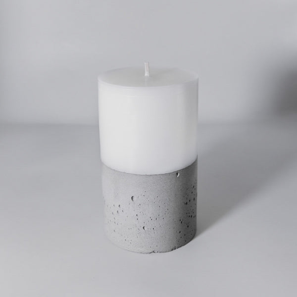 Velon con Hormigón Natural M (17x10,5cm) – Kume Velas