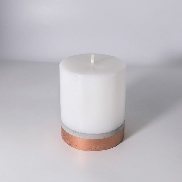 Velon con Hormigón Línea Cobre S (12x10,5cm) – Kume Velas